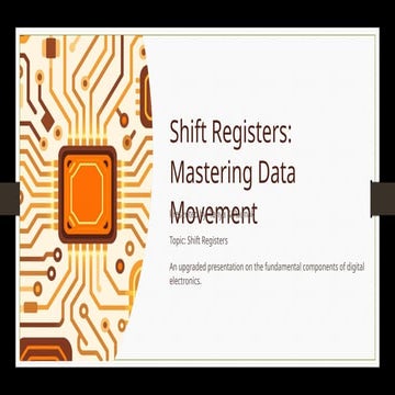 Digital Electronics – Registers and Their Applications | PDF