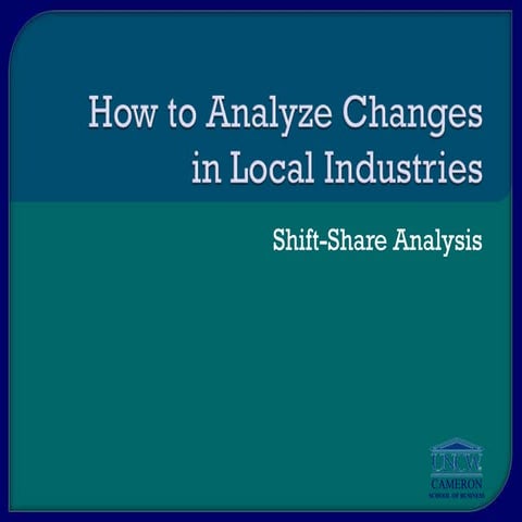 Shift and share slides | PDF