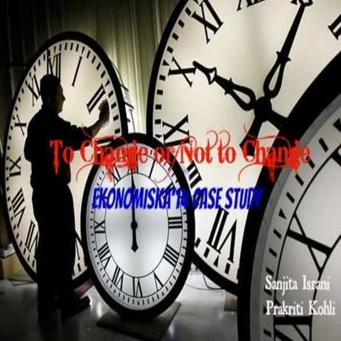 Shift in clocks of north east region or not case study | PPT