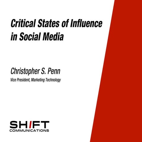 Critical Influence in Social Media | PDF