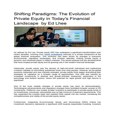 _Shifting Paradigms_ The Evolution of Private Equity in Today's Financial Landscape by Ed Lhee.pdf