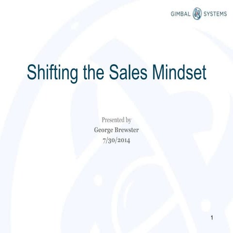 Shifting the Sales Mindset | PPT