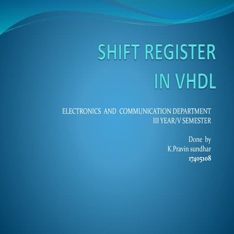 Shift register | PPT