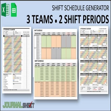 Shift Schedule Generator 3 Teams 2 Shift Periods | PDF