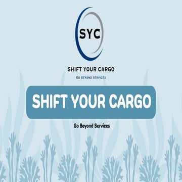 SHIFT YOUR CARGO | PDF