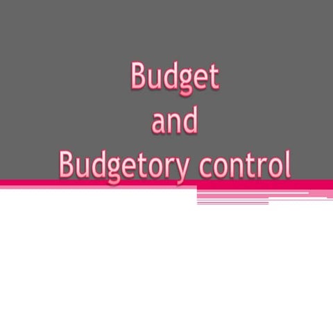 Budget And Budgetary Control.pptx