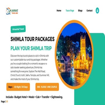 Shimla Kullu Manali Tour Package 4N/5D trip | PDF