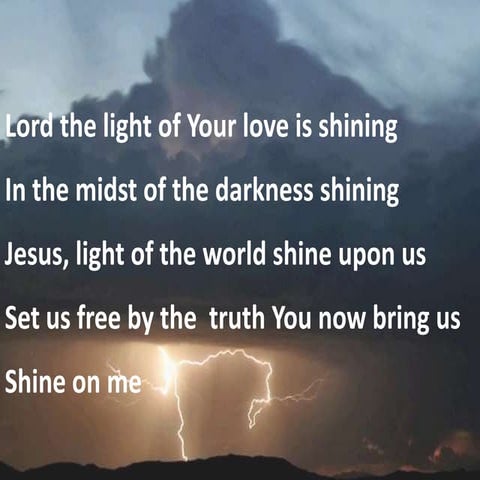 Shine jesus shine | PPTX