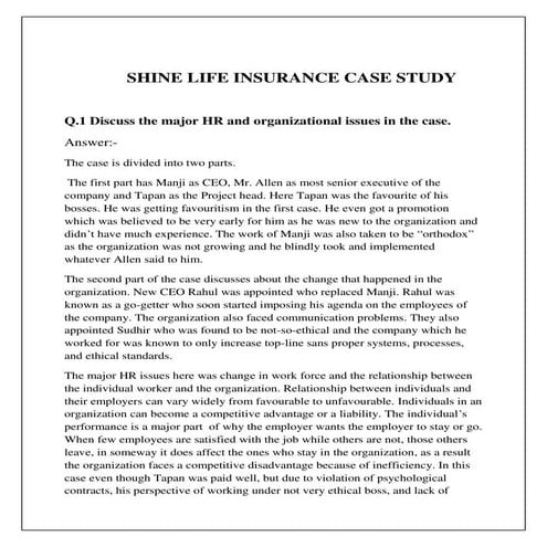 Shine life insurance | PDF
