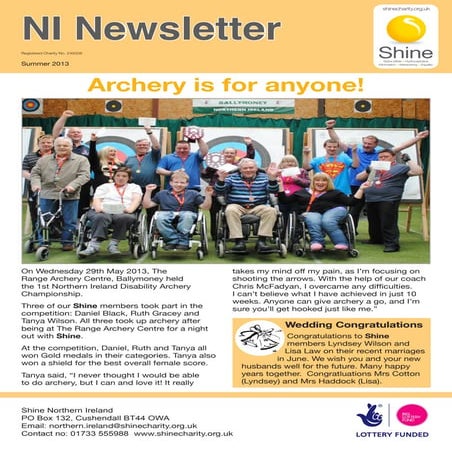 Shine Northern Ireland newsletter - issue 11 | PDF