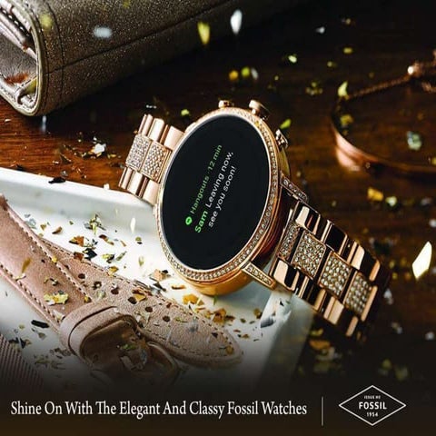 Shine On With The Elegant And Classy Fossil Watches Ppt
