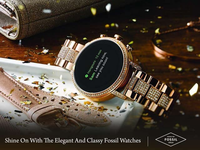 Shine On With The Elegant And Classy Fossil Watches Ppt