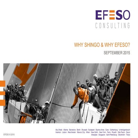 EFESO and the Shngo Model...Why and How. | PPSX