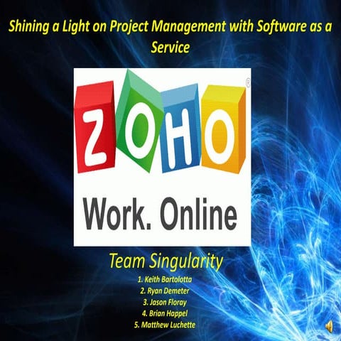 Shining a light on project management with software | PPTX
