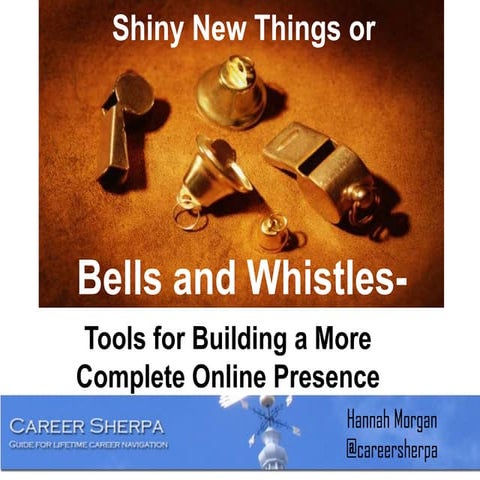 Shiny new things or bells and whistles | PPT
