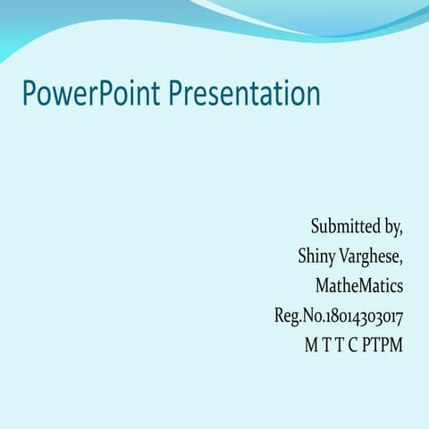 PowerPoint Presentation | PDF