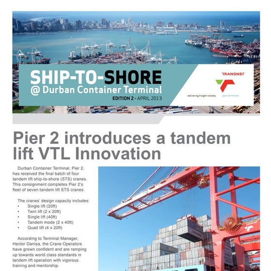 Transnet Port Terminals presentations