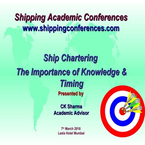 Ship Chartering - CK Sharma | PPT
