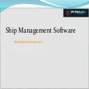 ship management software | PPT