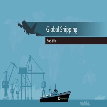 PowerPoint template for Shipping companies - Slide Marvels (www ...