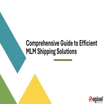 Navigating the Complexities of MLM Shipping Systems for Success | PDF