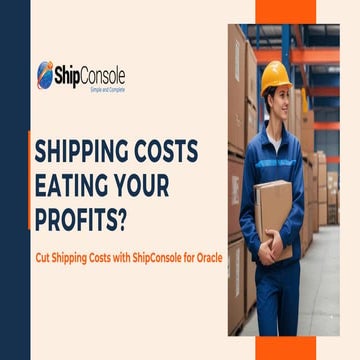 Reducing Shipping Costs with ShipConsole Multi Carrier Shipping ...