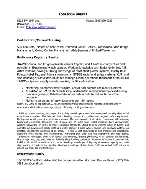 Michael Atchley Trainer Resume 1 | DOCX