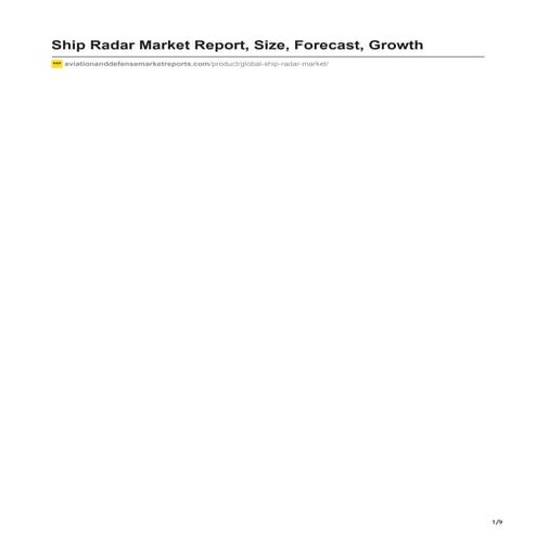 Electric ship market | PDF