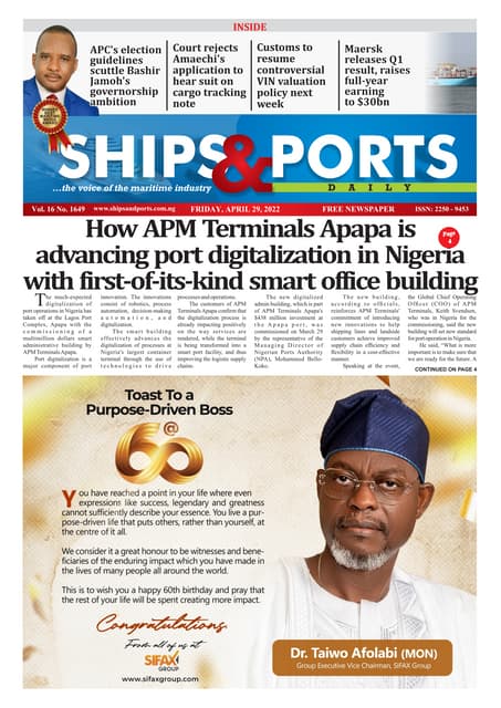 Ship & Ports Newspaper | PDF