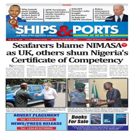Ships and Ports Daily Newspaper | PDF