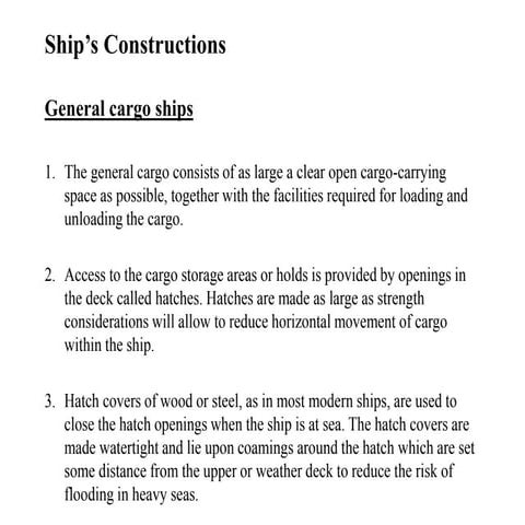Ship Construction- Bulkhead | PDF
