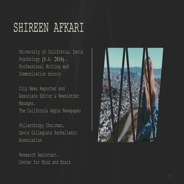 Shireen Afkari- Professional Marketing Portfolio | PPTX