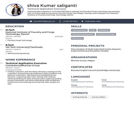 Shiva cv | PDF