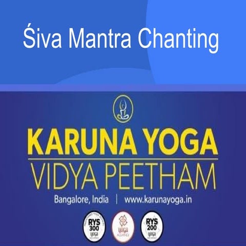 Shiva Mantra Chanting Teacher Training Certificate Course.ppt