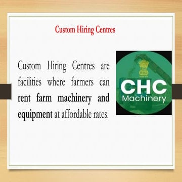 Custom Hiring Centre | PPTX
