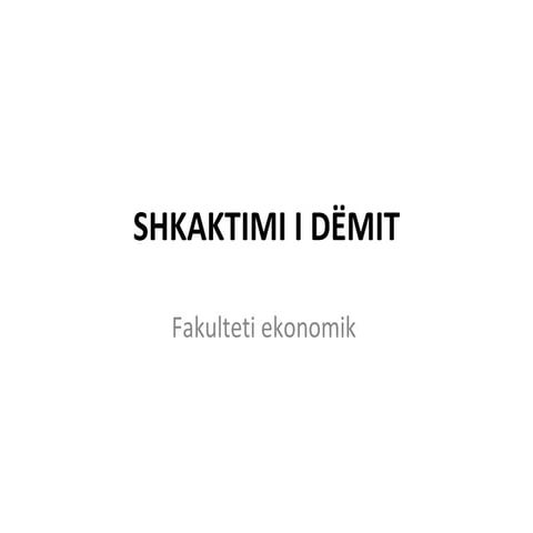 Shkaktimi i demit | PPT