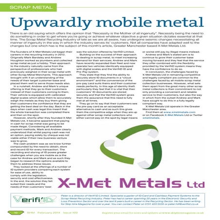 X-Met Metals Skip Hire Magazine | PDF | Credit Cards | Personal Debt