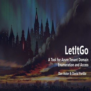 Security Risk Advisors - ShmooCon 2022 - LetItGo | PPTX