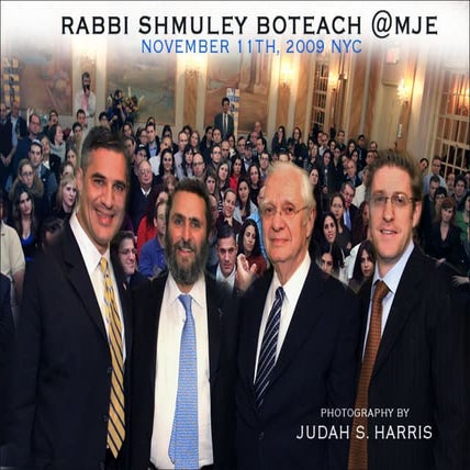 Rabbi Shmuley Boteach at MJE | PPT