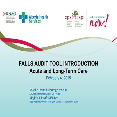 Falls Prevention & Management: A New Tool To Help With Process ...