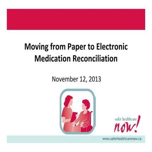 Moving From Paper To Electronic Medication Reconciliation | PDF