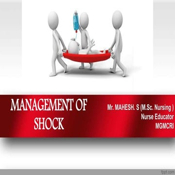 Managament of Shock | PPT