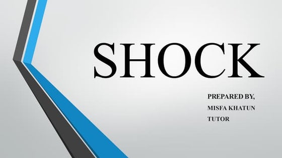 Shock | PPT
