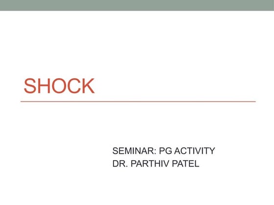 Shock | PPT