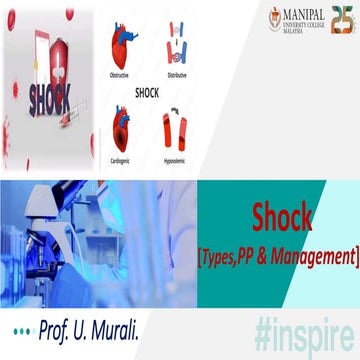 Shock - Types, PP & MGT | PPT