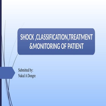 shock in animals classification treatment and patient monitoring.pptx