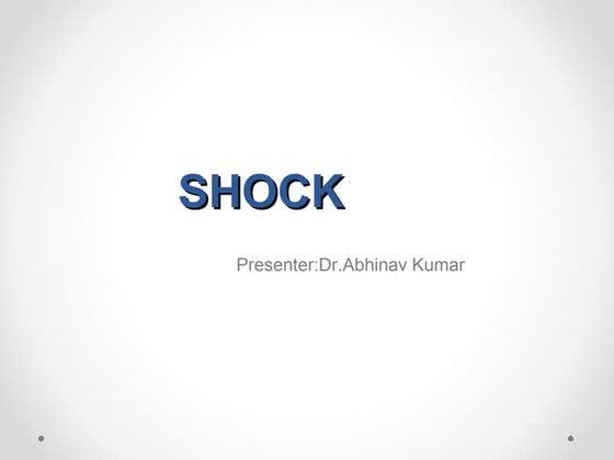 SHOCK- Basic Principles in Surgery.pptx