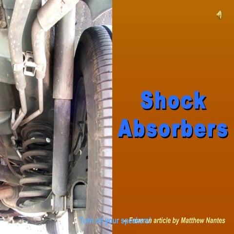 Shock absorbers | PPT