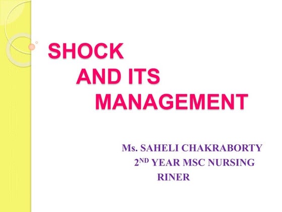 Shock | PPT