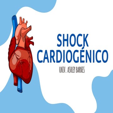 SHOCK CARDIOGÉNICO diapositiva 2025 UNERG | PDF
